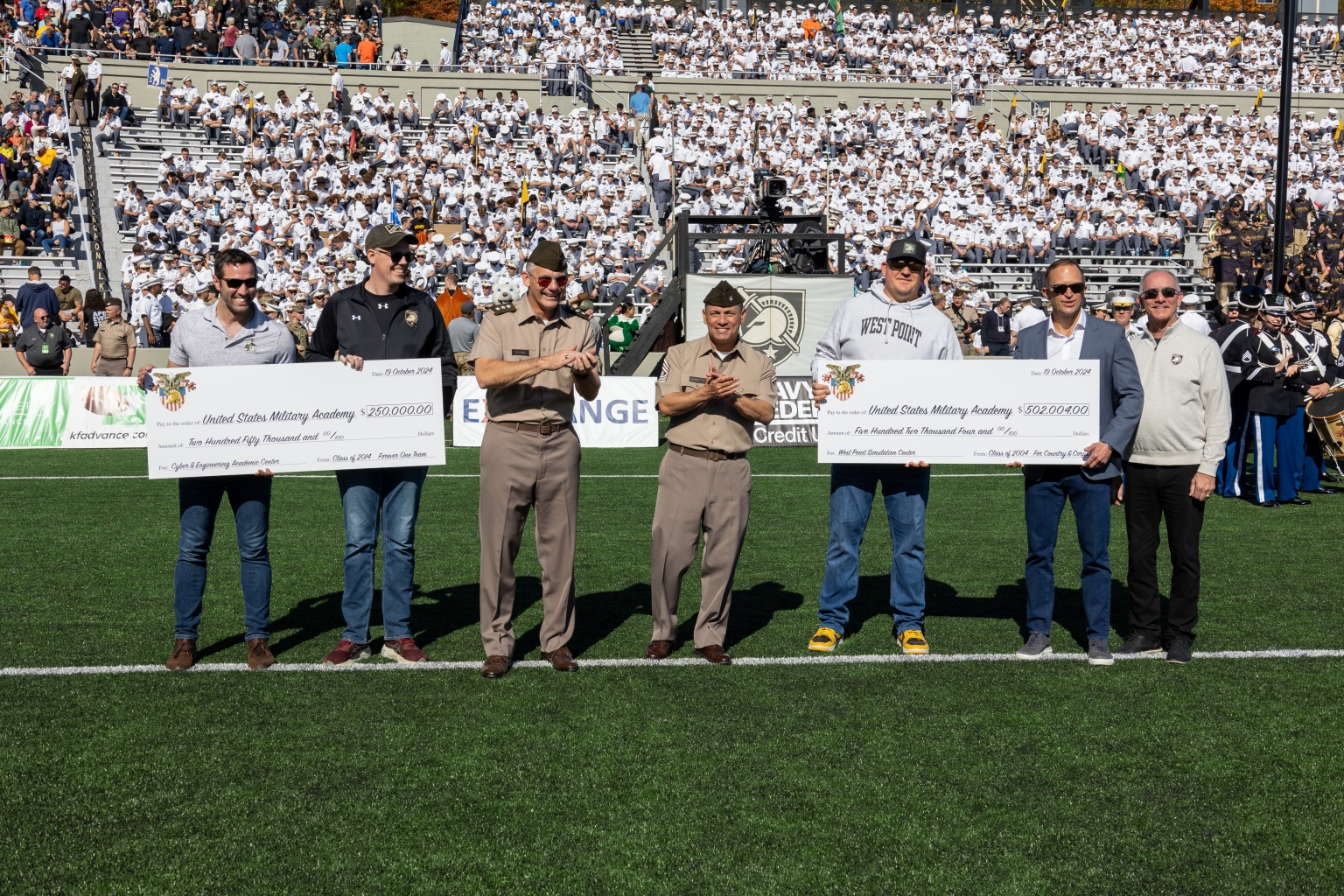 West Point Classes of 1984, 2004, 2014 Give Back - West Point ...